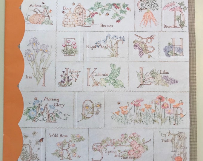 Crabapple Hill, A Gardener's Alphabet, #592, Block of the Month, Full ... Crabapple Hill, A Gardener's Alphabet, #592, Block of the Month, Full ...