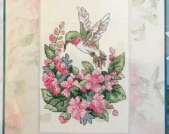 Dimensions Cross Stitch Hummingbird - Etsy