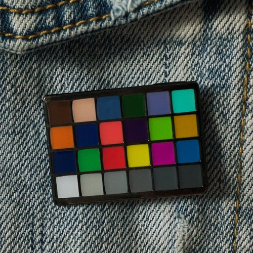 Color Chart Enamel Pin 24 Colors Perfect for Filmmakers - Etsy