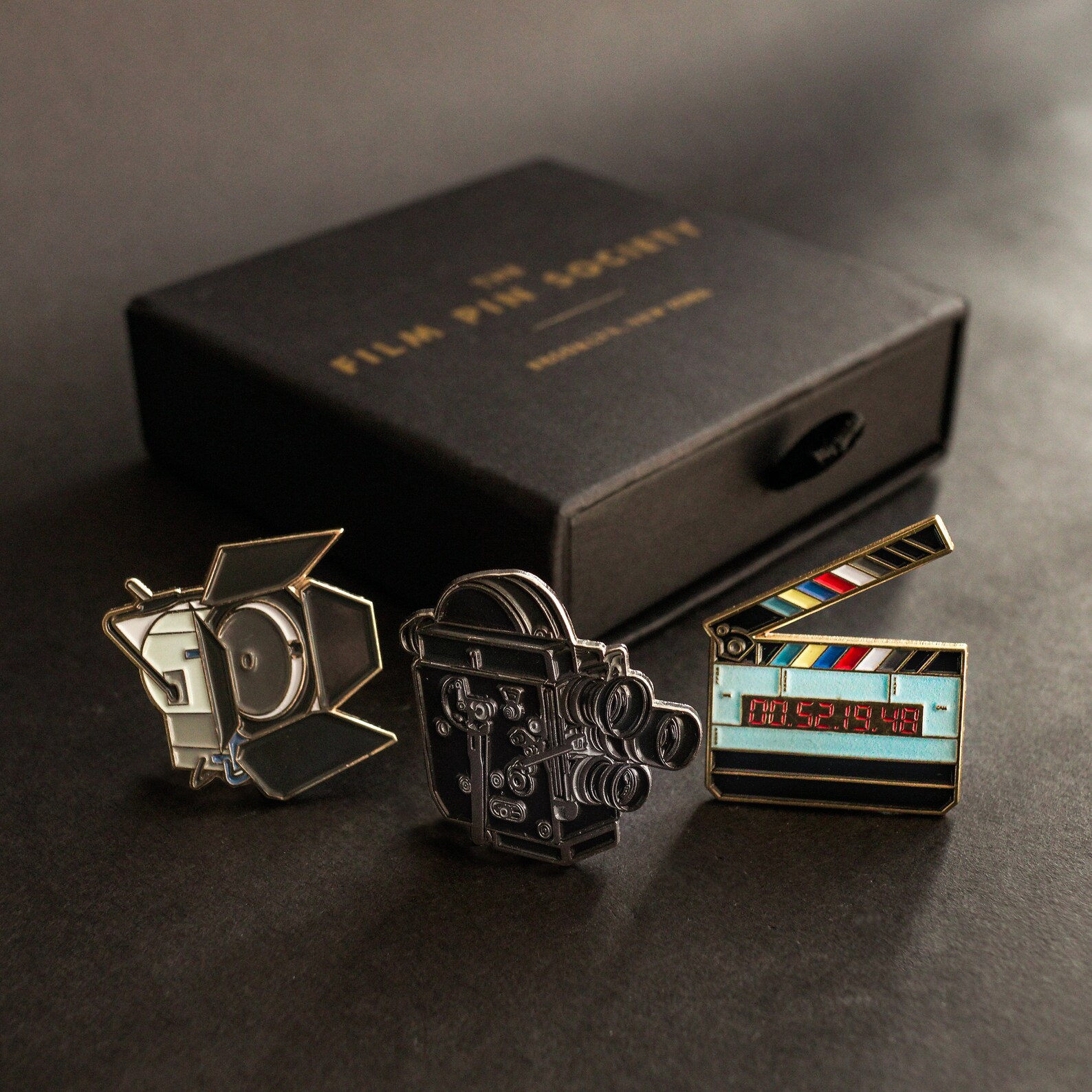 Lights Camera Action 2 Enamel Pin Movie Box Set. Great Gift for ...