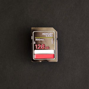 SD Memory Card Enamel Pin! Perfect Gift for Photographers, Filmmakers ...