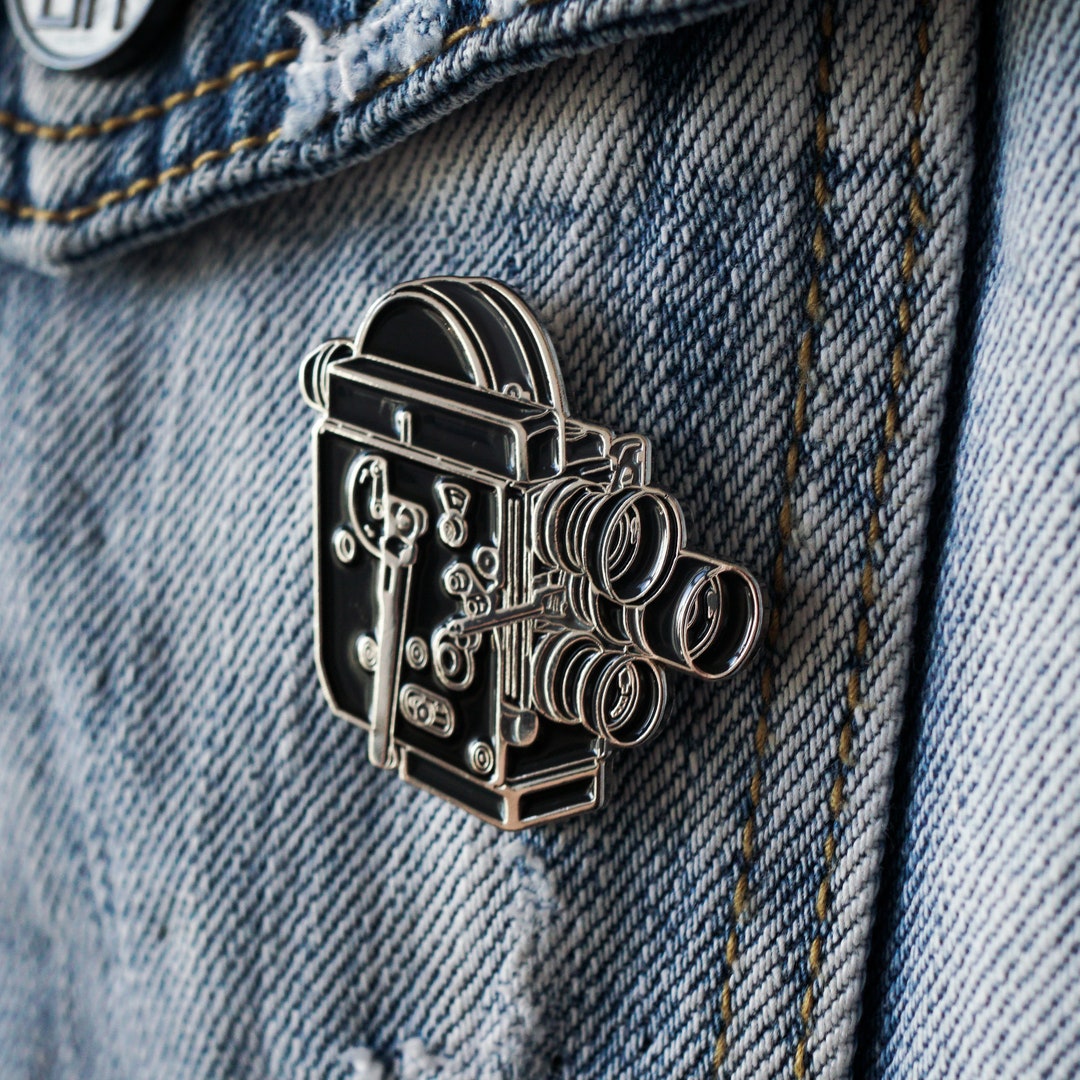 16mm Film Camera Enamel Pin! Perfect Gift for Filmmakers and Movie ...