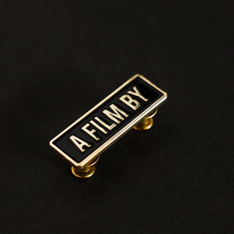 A Film by Enamel Pin – Movie Director Film Credit Pin, Filmmaker Gift ...