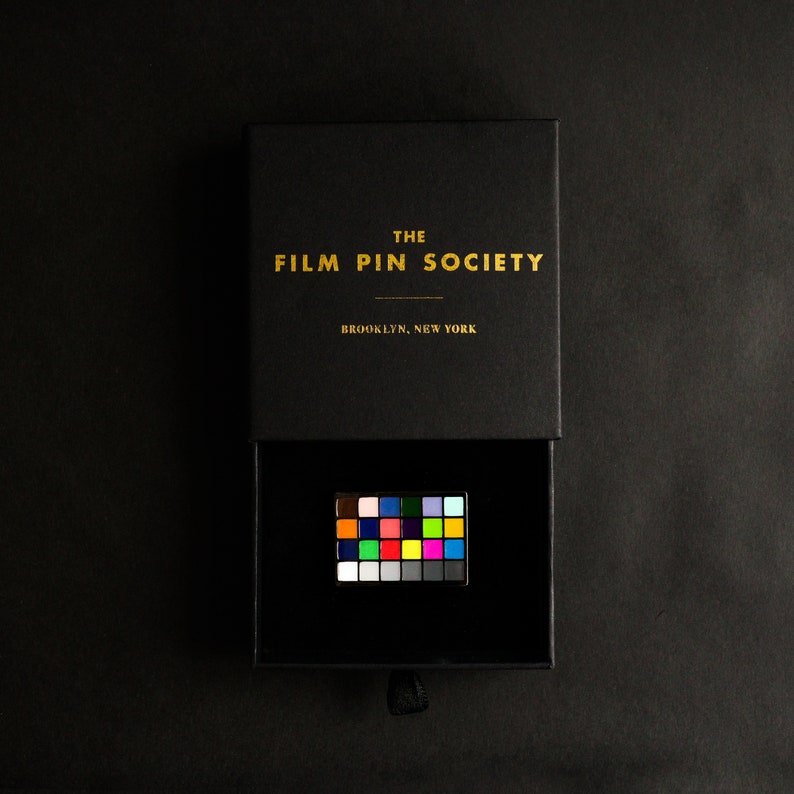 Color Chart enamel pin 24 colors perfect for filmmakers | Etsy