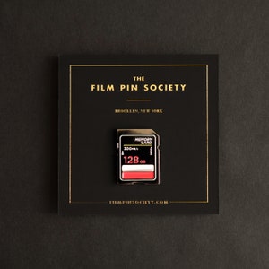 SD Memory Card Enamel Pin! Perfect Gift for Photographers, Filmmakers ...