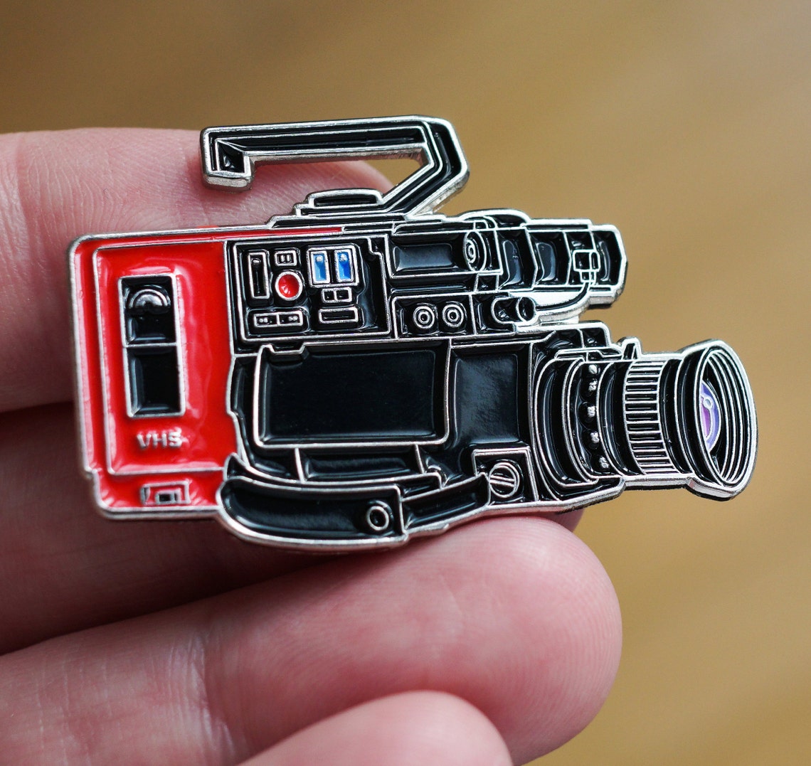 80s VHS Camera Enamel Pin! Flashback to the 1980s With This Awesome ...