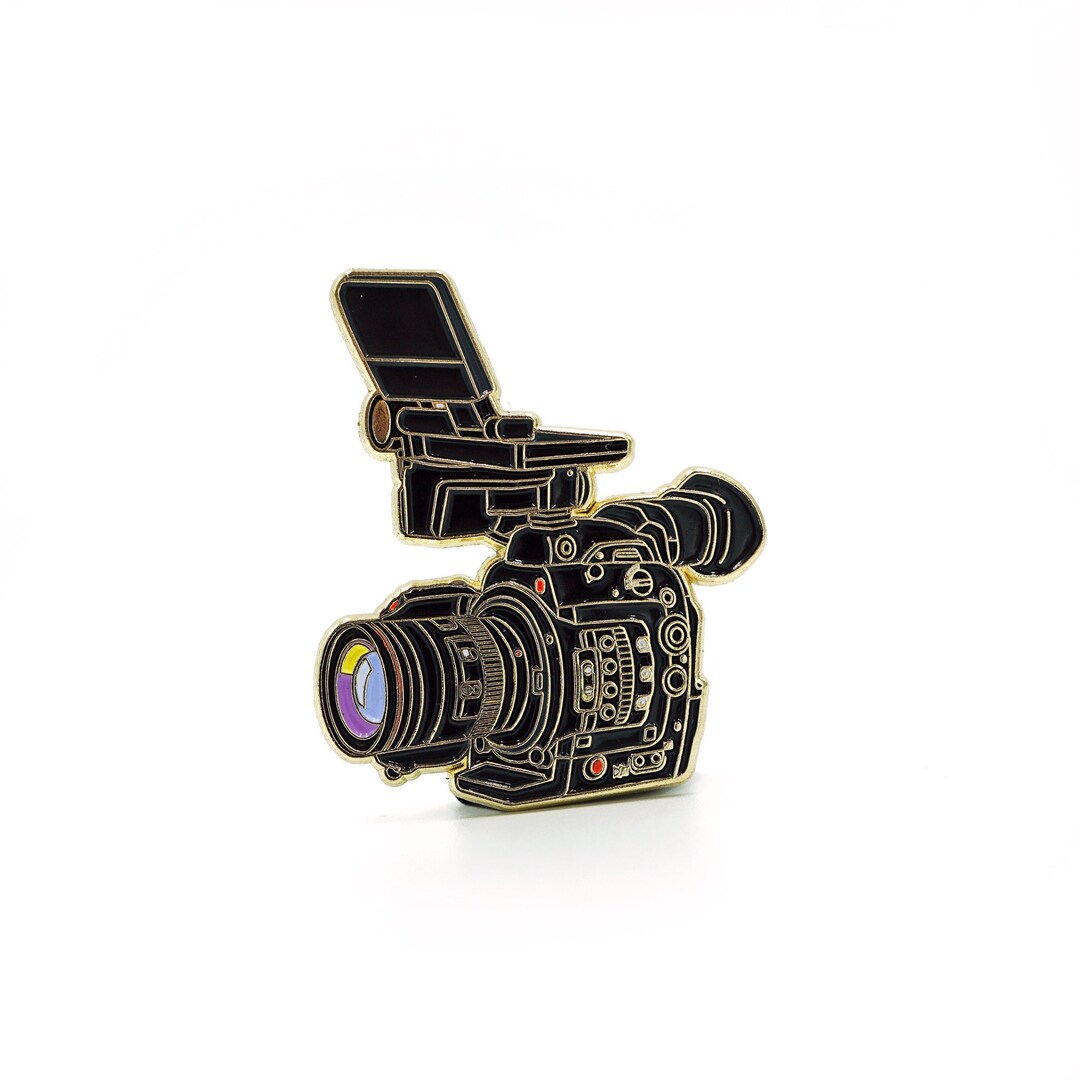 Documentary Camera Enamel Pin. Great for Filmmakers, Camera Operators ...