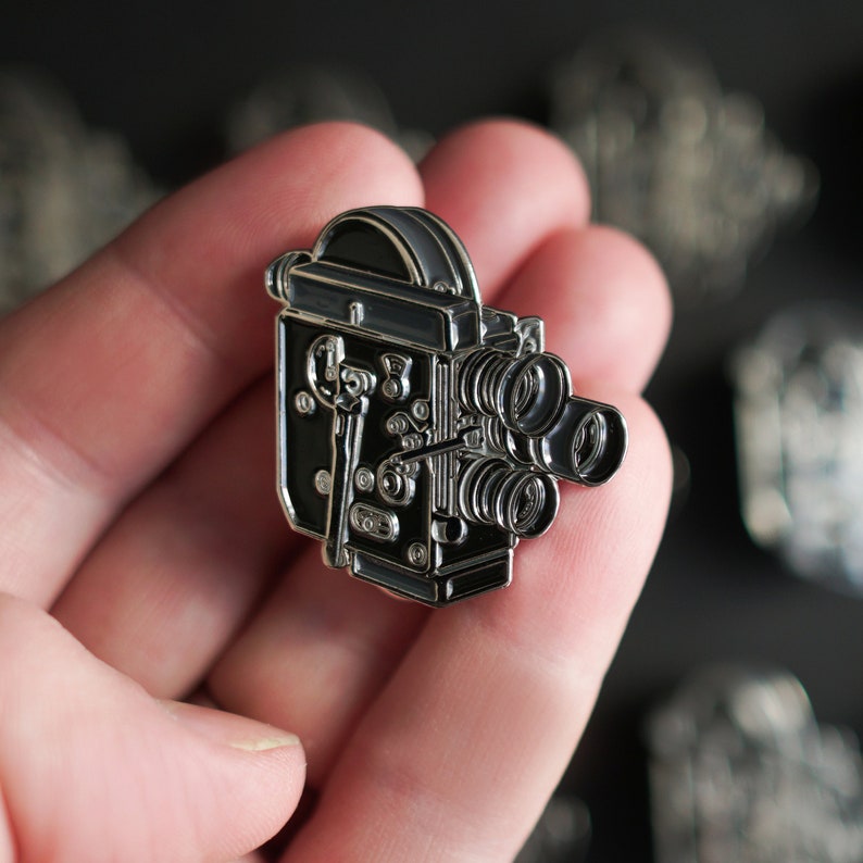 16mm Film Camera Enamel Pin! Perfect Gift for Filmmakers and Movie ...