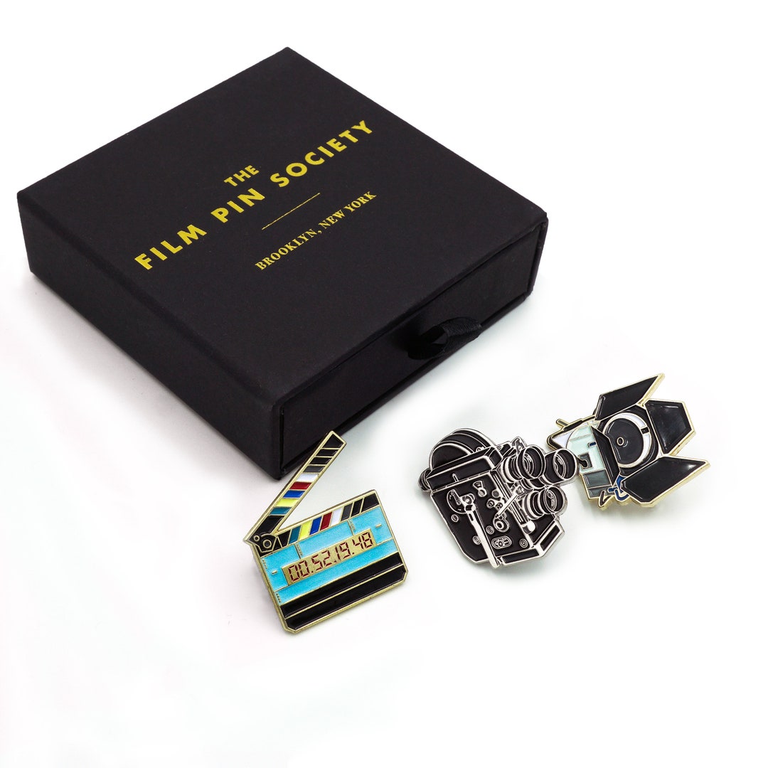 Lights Camera Action 2 Enamel Pin Movie Box Set. Great Gift for ...