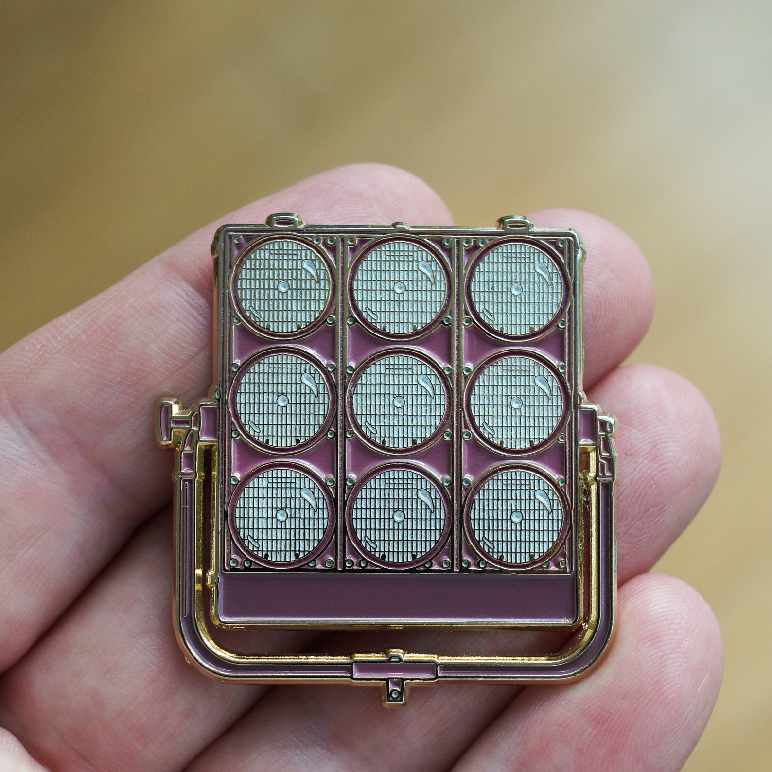 GLOW in the Dark 9 Light Enamel Pin Amazing Gift for Crew | Etsy