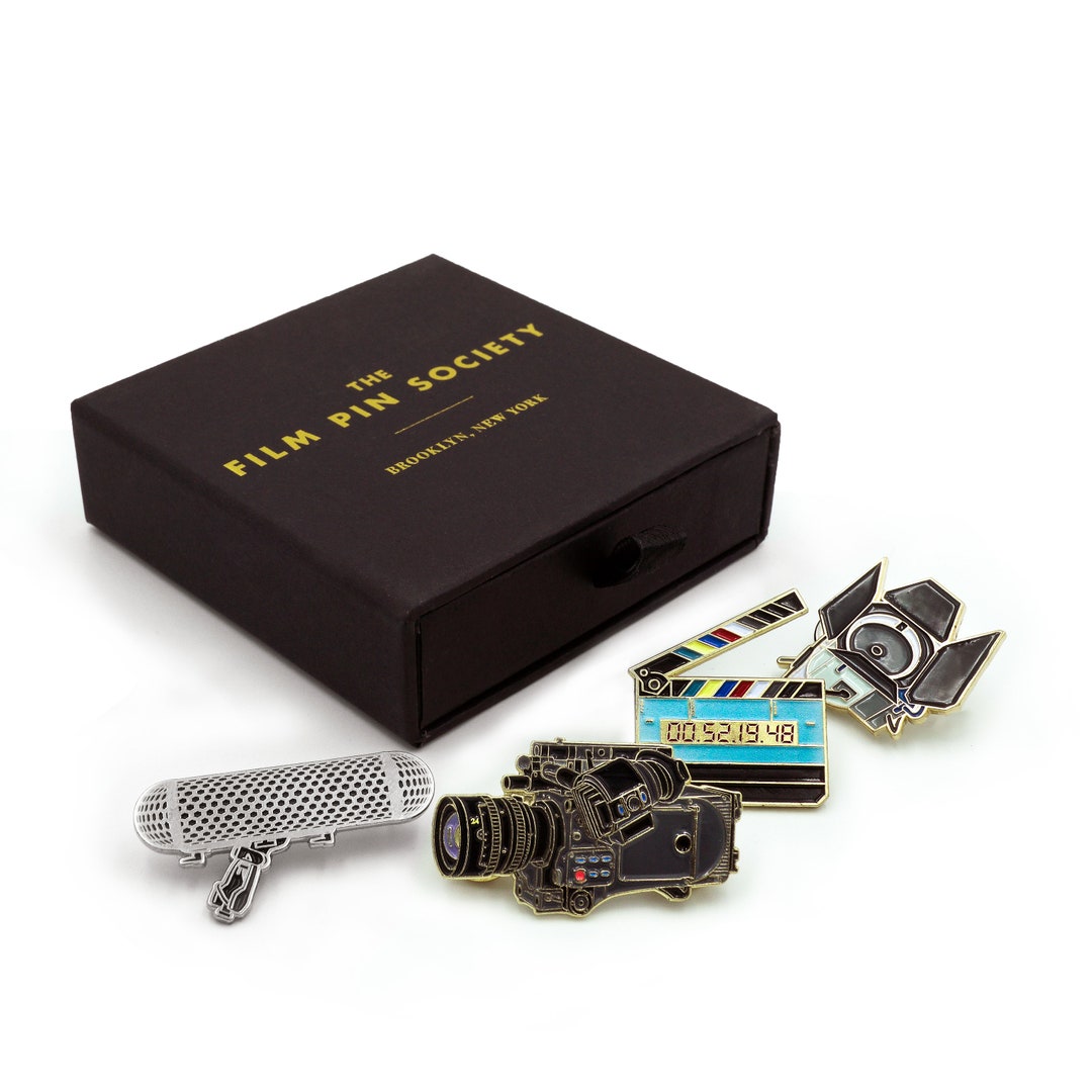 Cine Production Box Set. Ultimate Enamel Pin Gift Set for ...