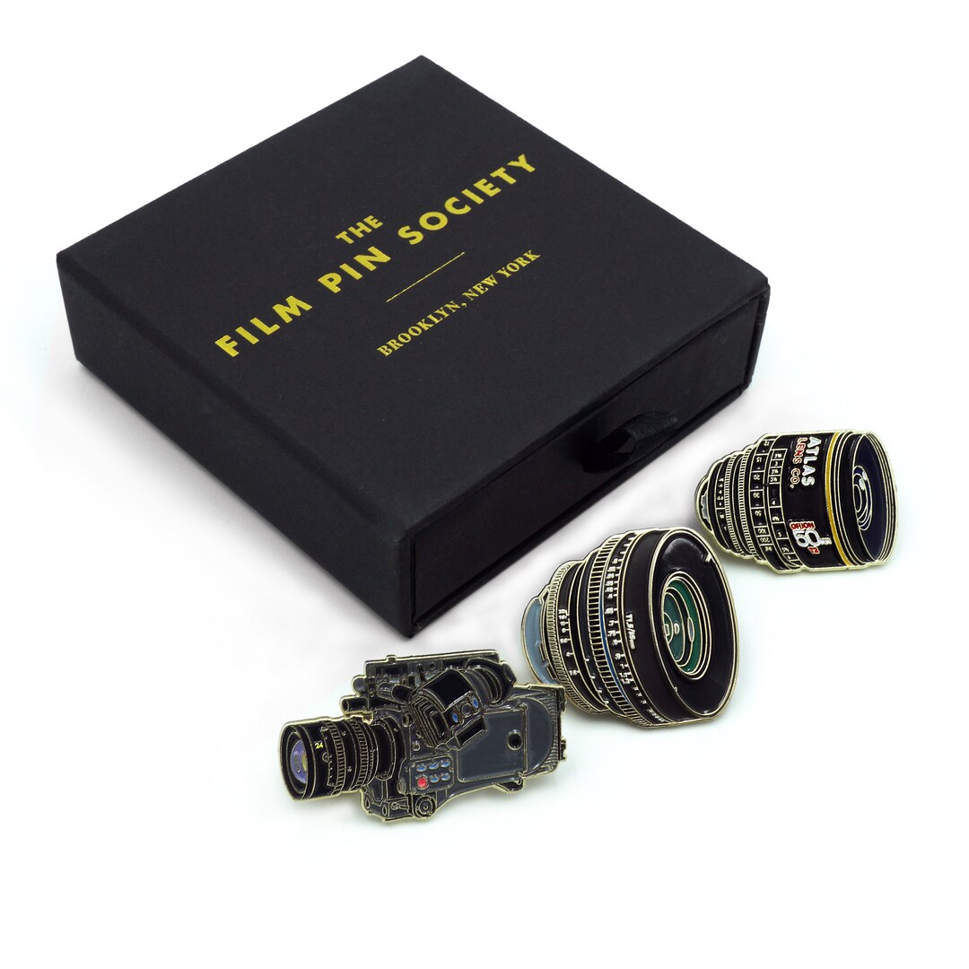 Cinematographer Enamel Pin Box Set! Three Amazing Pins, Perfect Gift ...