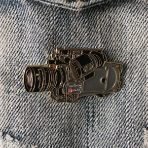 Cine Camera Enamel Pin! Made for Filmmakers, Cinematographers, Camera ...