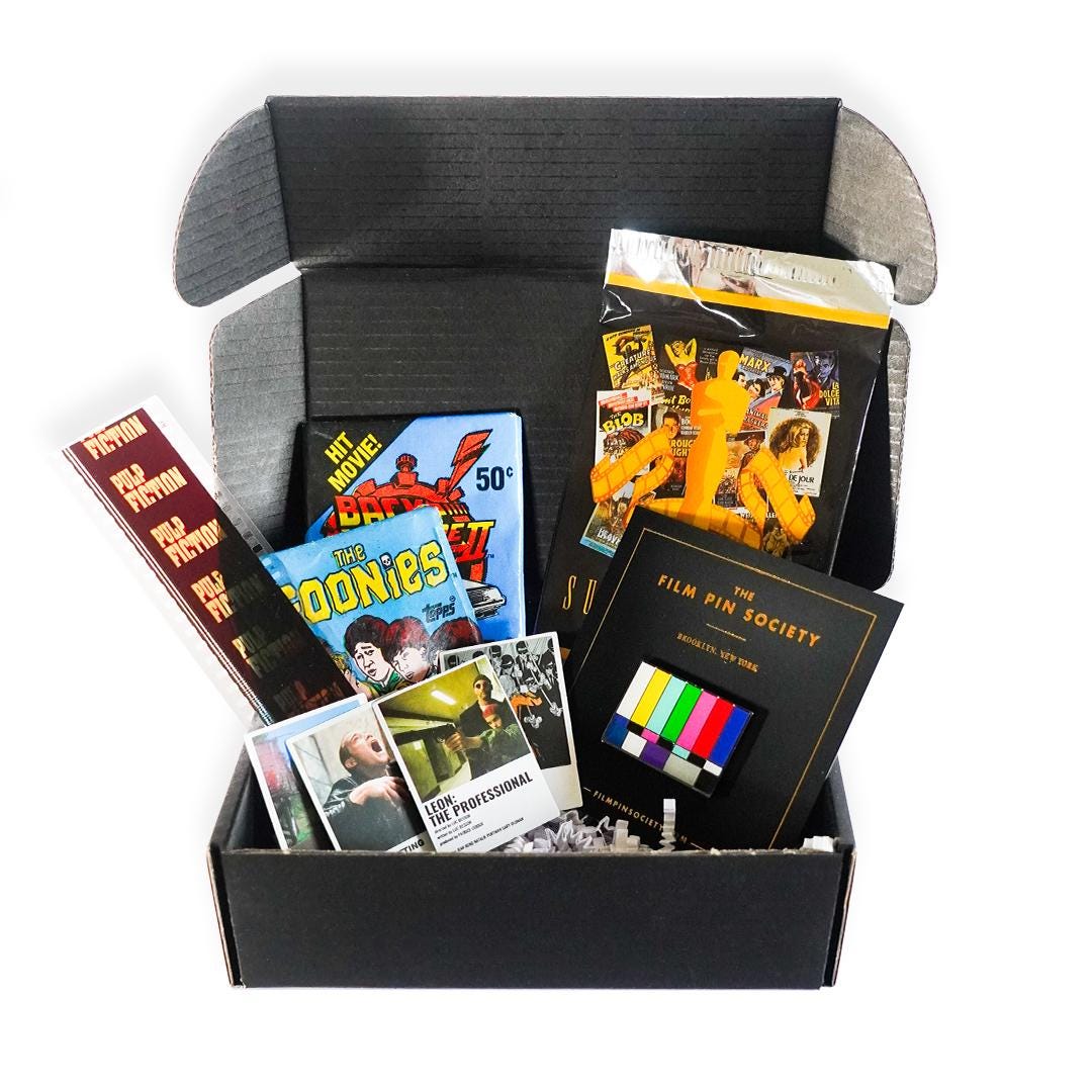 Vintage Cinema Mystery Box: Film Lover Gift With Enamel Pin & 35mm Film ...