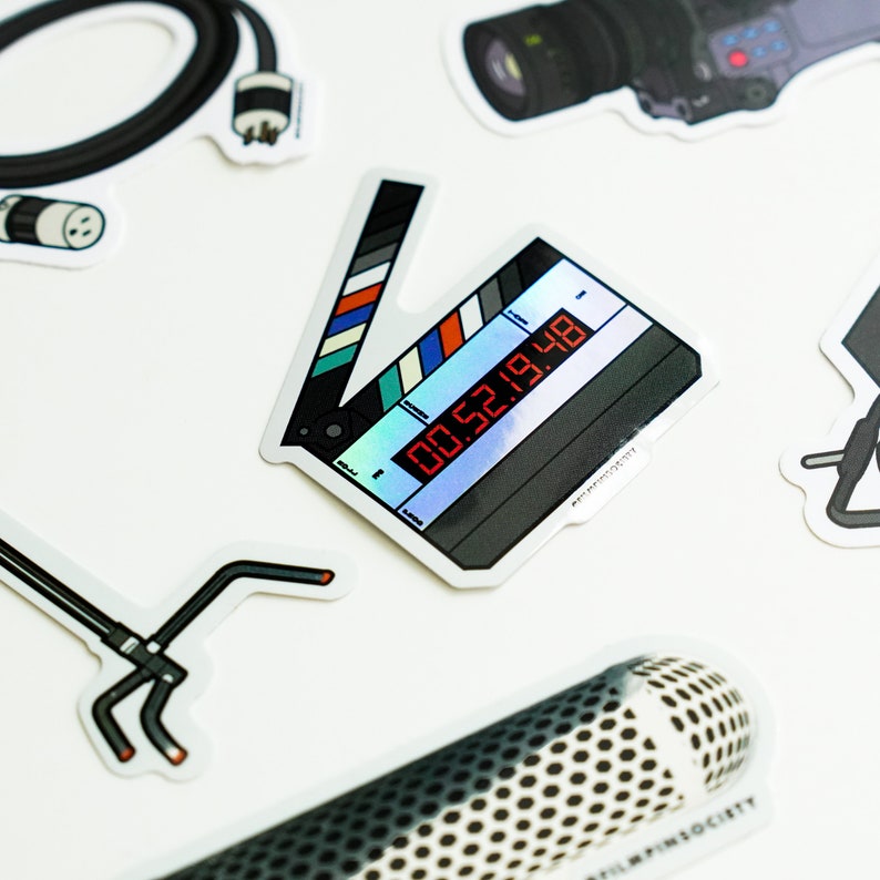 Film Production Sticker Pack. Perfect for Filmmakers, Movie Lovers ...