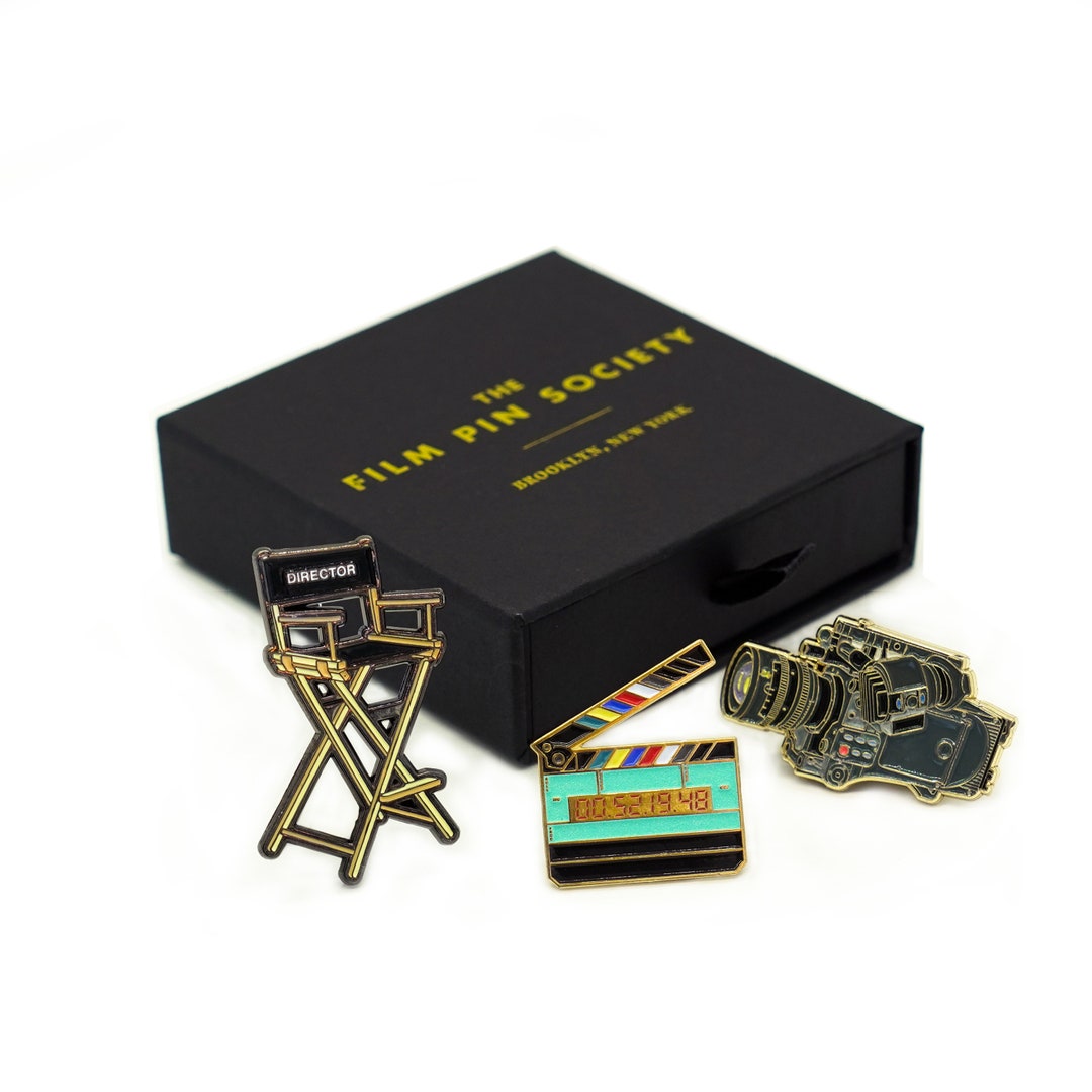 Director's Enamel Pin Box Set! ! Perfect Gift for Filmmakers, Directors ...