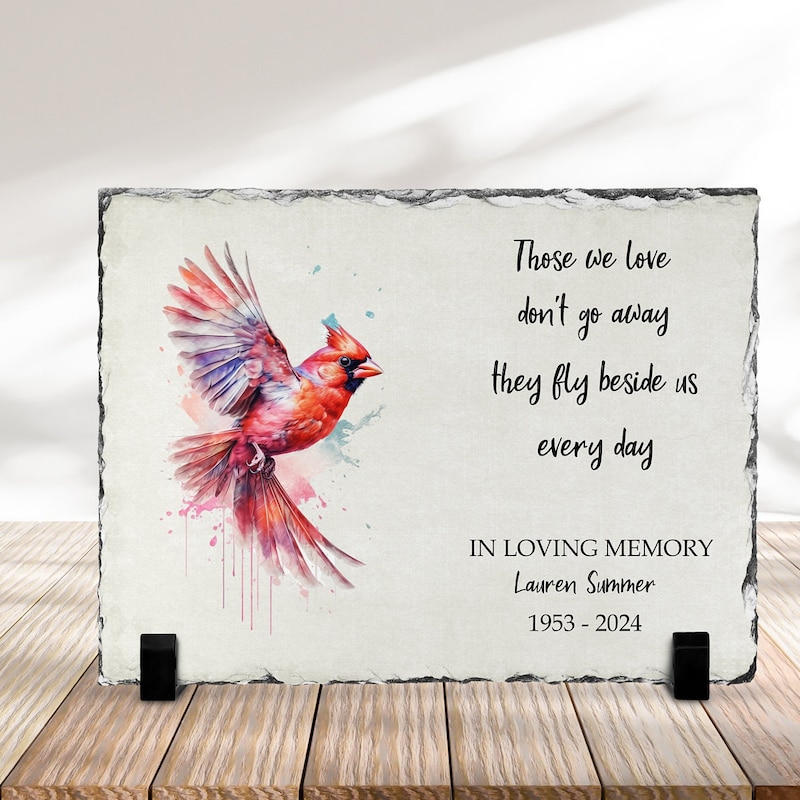 Cardinal Memorial Stone - Etsy