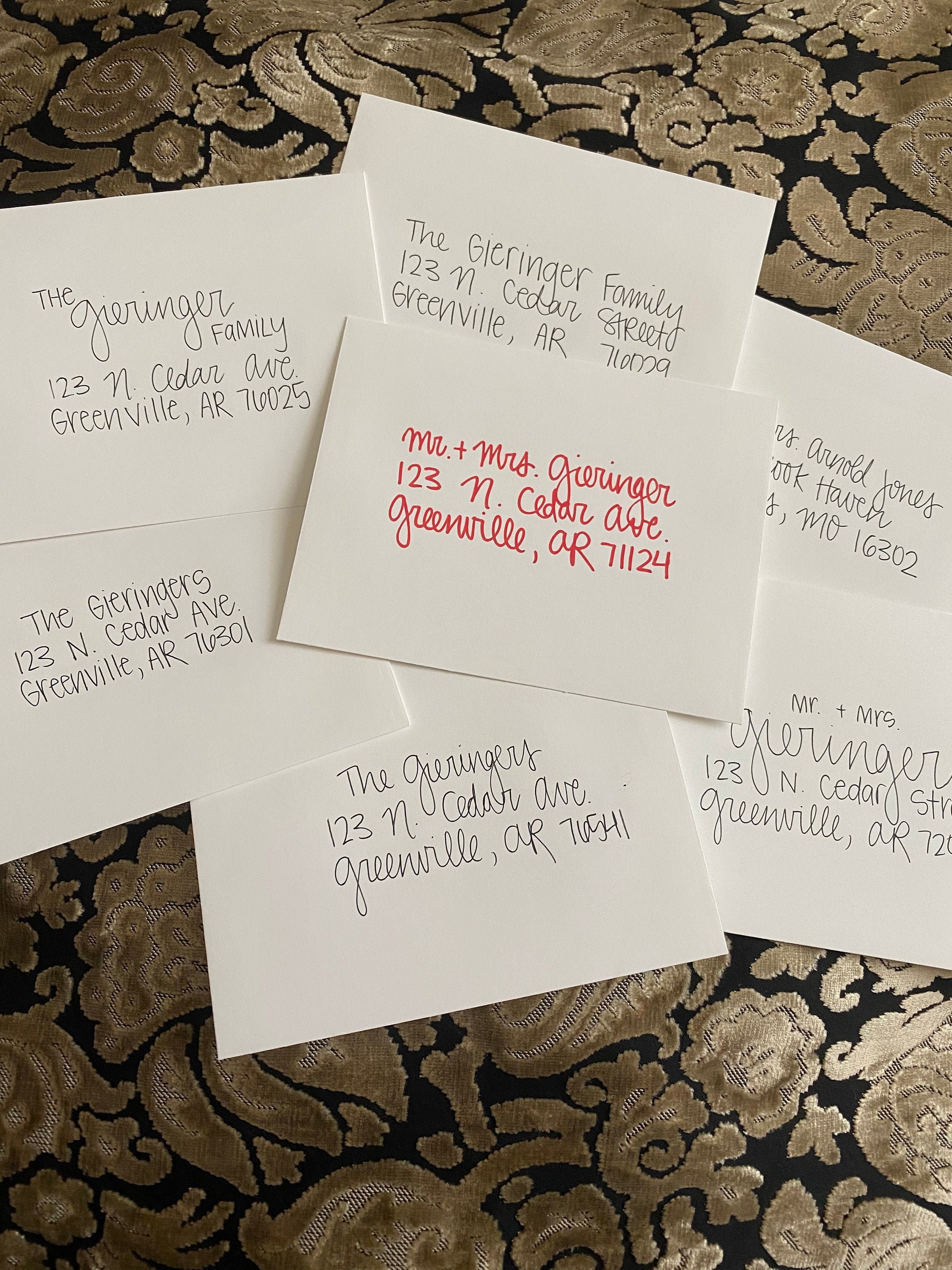 Handwritten Envelope Addresses for Wedding, Invites, Party, Christmas ...