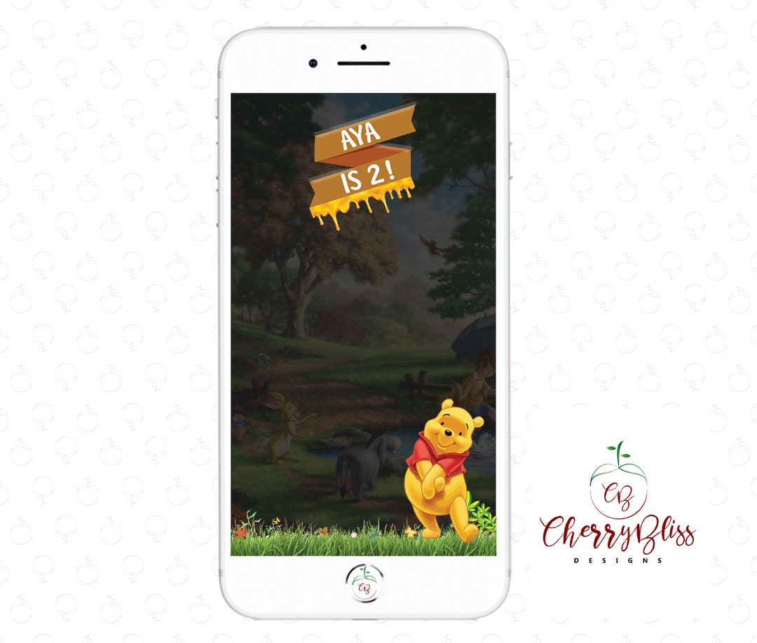Winnie the Pooh Snapchat Filter, Winnie the Pooh Garden Filter, Winnie ...