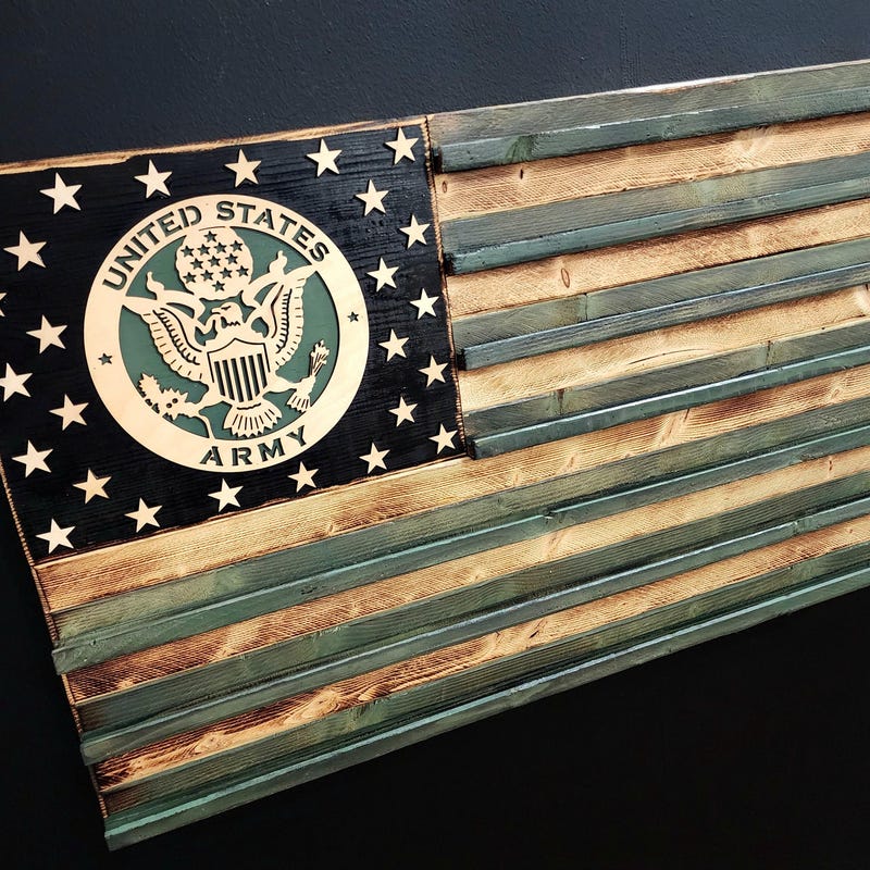 Rustic Military Wall Art - Etsy
