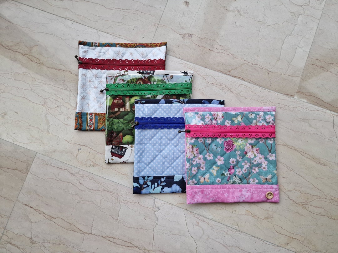 Travel Vinyl Fronted Project Bag Craft Bag Cross Stitch Bag Hobby Bag ...