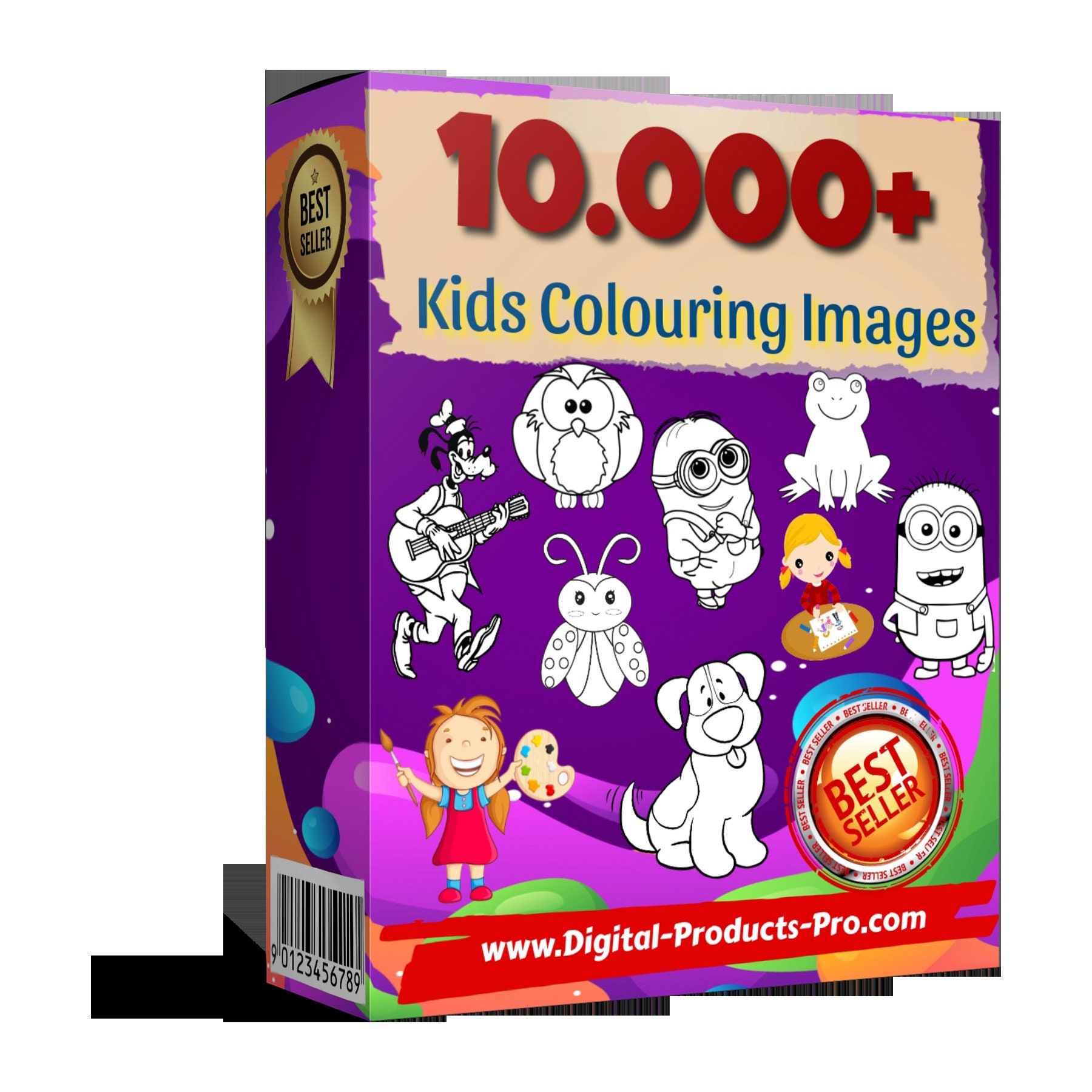 Huge Bundle of Coloring Pages Children's Coloring Books - Etsy UK