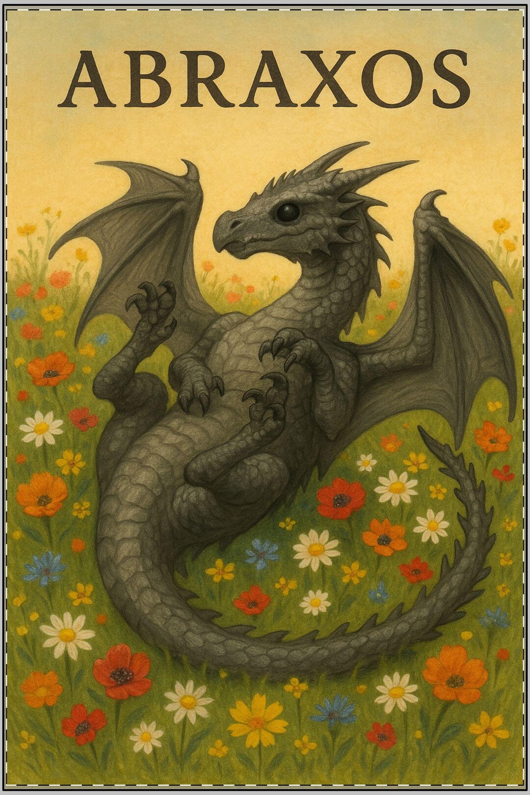 Abraxos Fantasy Poster - Etsy