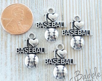 Baseball charms | Etsy