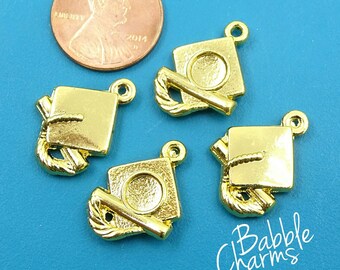 Graduation cap charm | Etsy