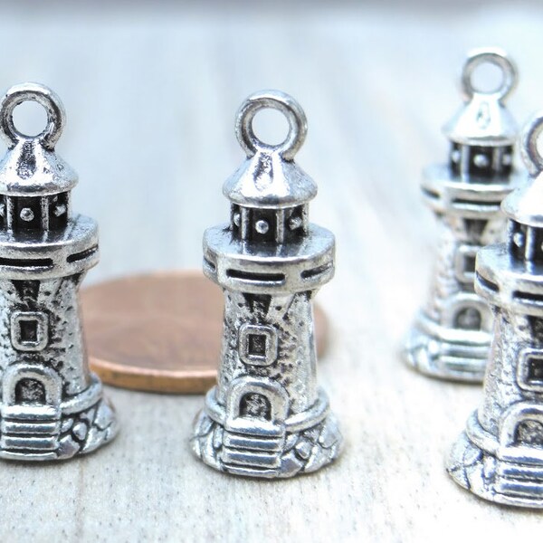 Lighthouse Charm - Etsy
