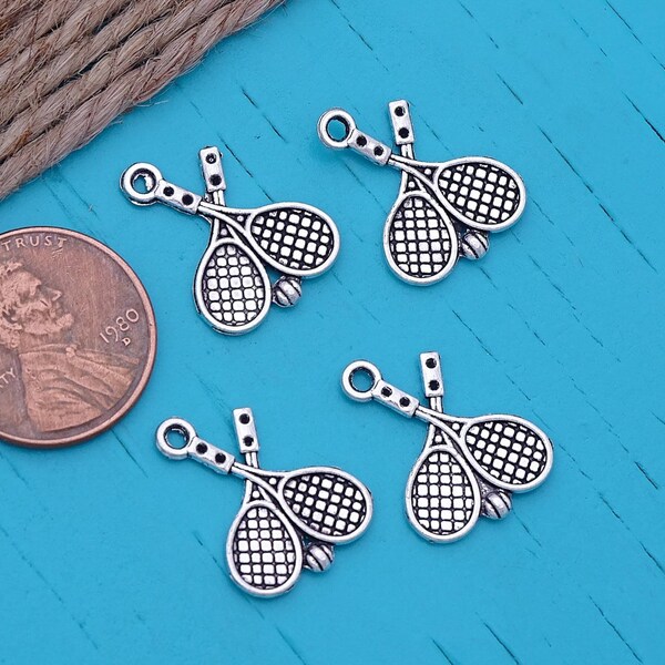 Tennis Racket Charms - Etsy