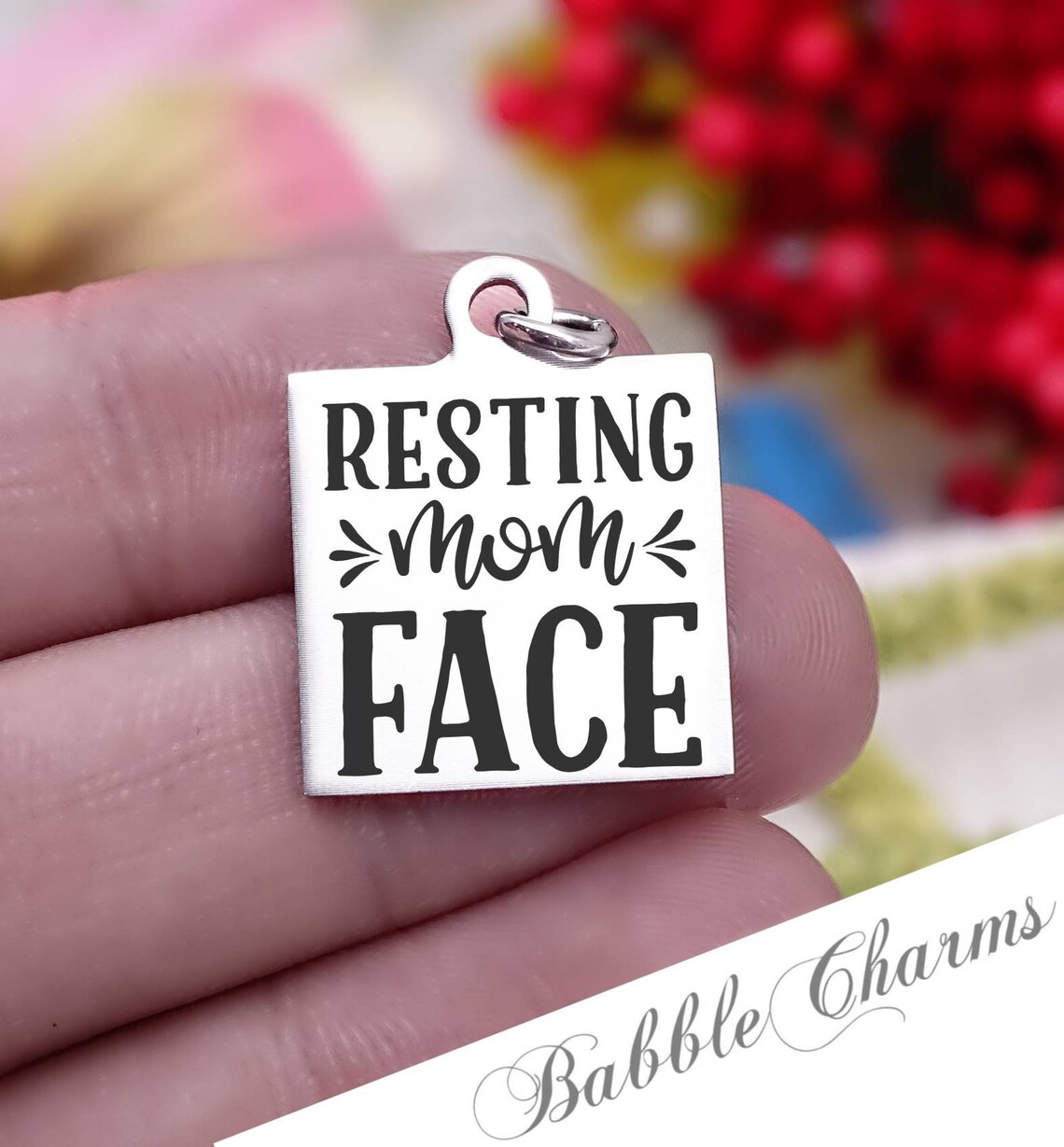 Resting Mom face let mom rest mom charm mother mama | Etsy