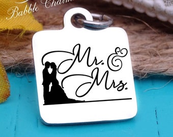 Mr and Mrs Charms | Etsy