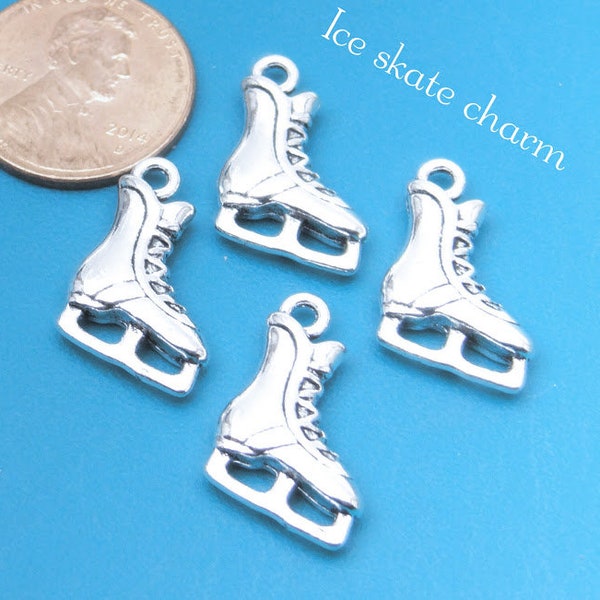 Ice Skate Charm - Etsy
