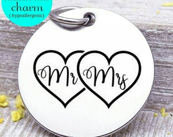 Mr and Mrs Charms | Etsy