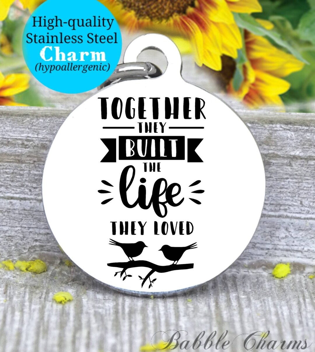 Together They Built a Life Build a Life Family Charm Charm - Etsy