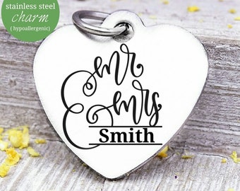 Mr and Mrs Charms | Etsy