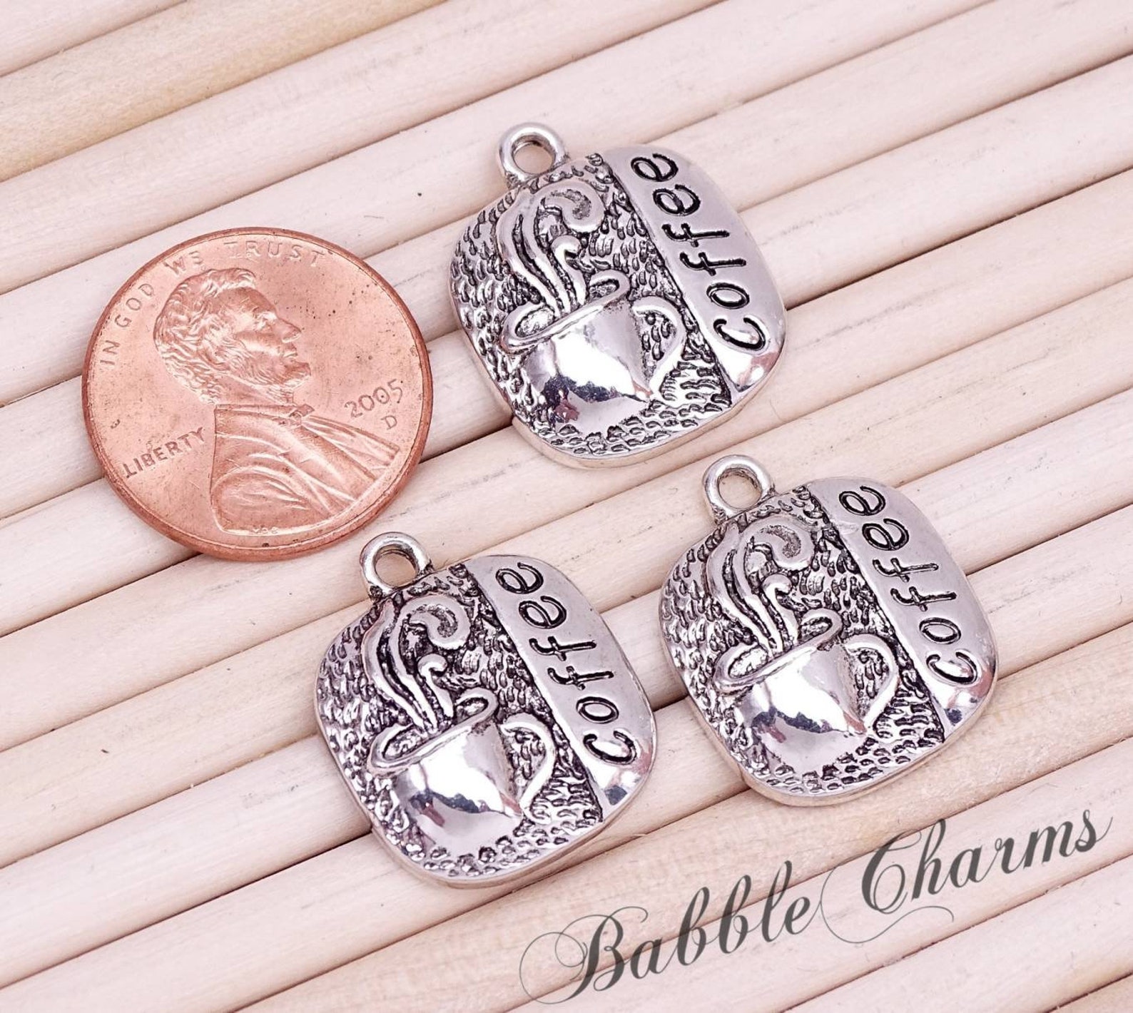 12 Pc Coffee Charm Coffee Coffee Charm. Alloy Charm Very - Etsy