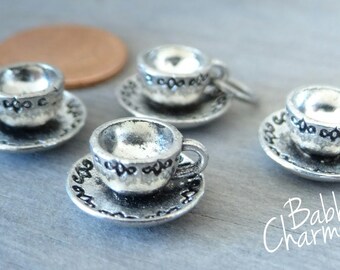 Tea Cup Charm | Etsy