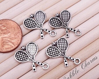 Tennis Racket Charms | Etsy