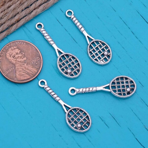 Tennis Racket Charms - Etsy