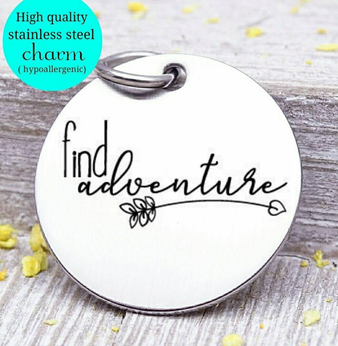 Find Adventure Adventure Adventure Charms Steel Charm 20mm - Etsy
