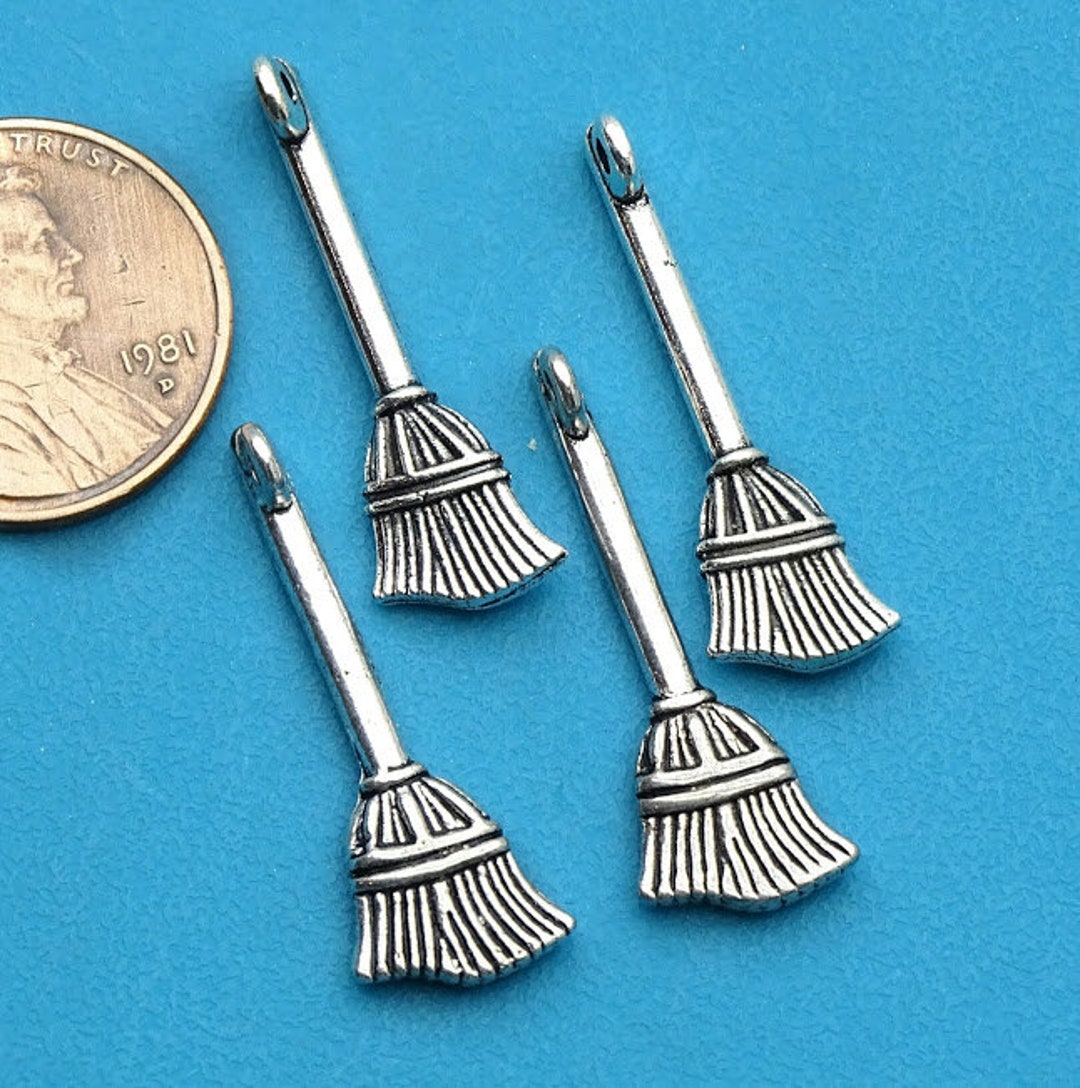 12 Pc Broom Charm Broom Witch Broom Wizard Bloom Charms. - Etsy