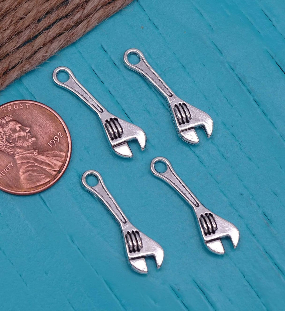 Wrench Charm, Wrench, Tool, Tool Charm, Wholesale Charm, Alloy Charm ...