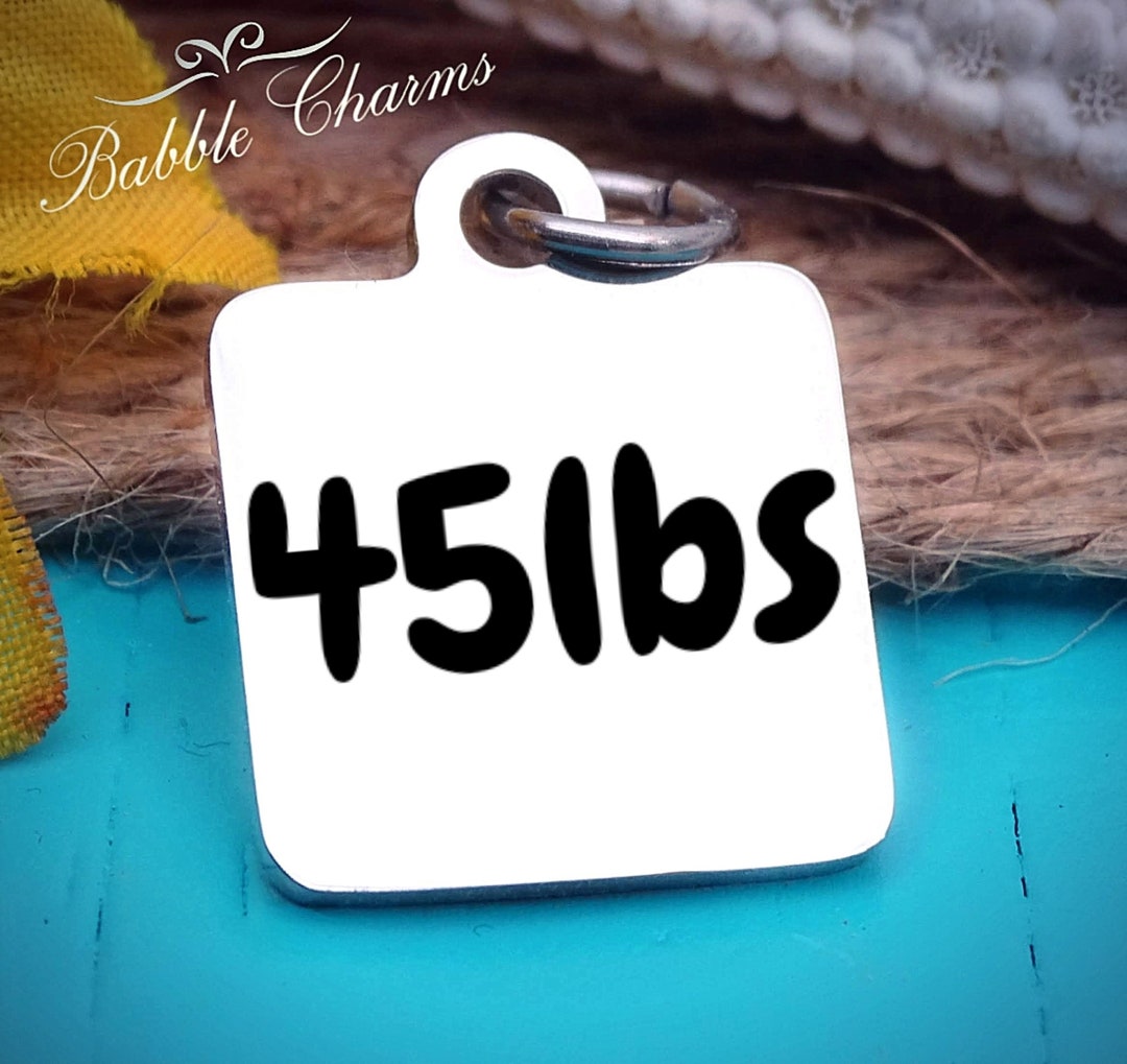 45lbs Weight Charm Steel Charm 20mm Very High - Etsy