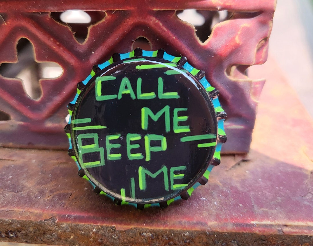 Kim Possible call Me Beep Me Bottle Cap Pin - Etsy