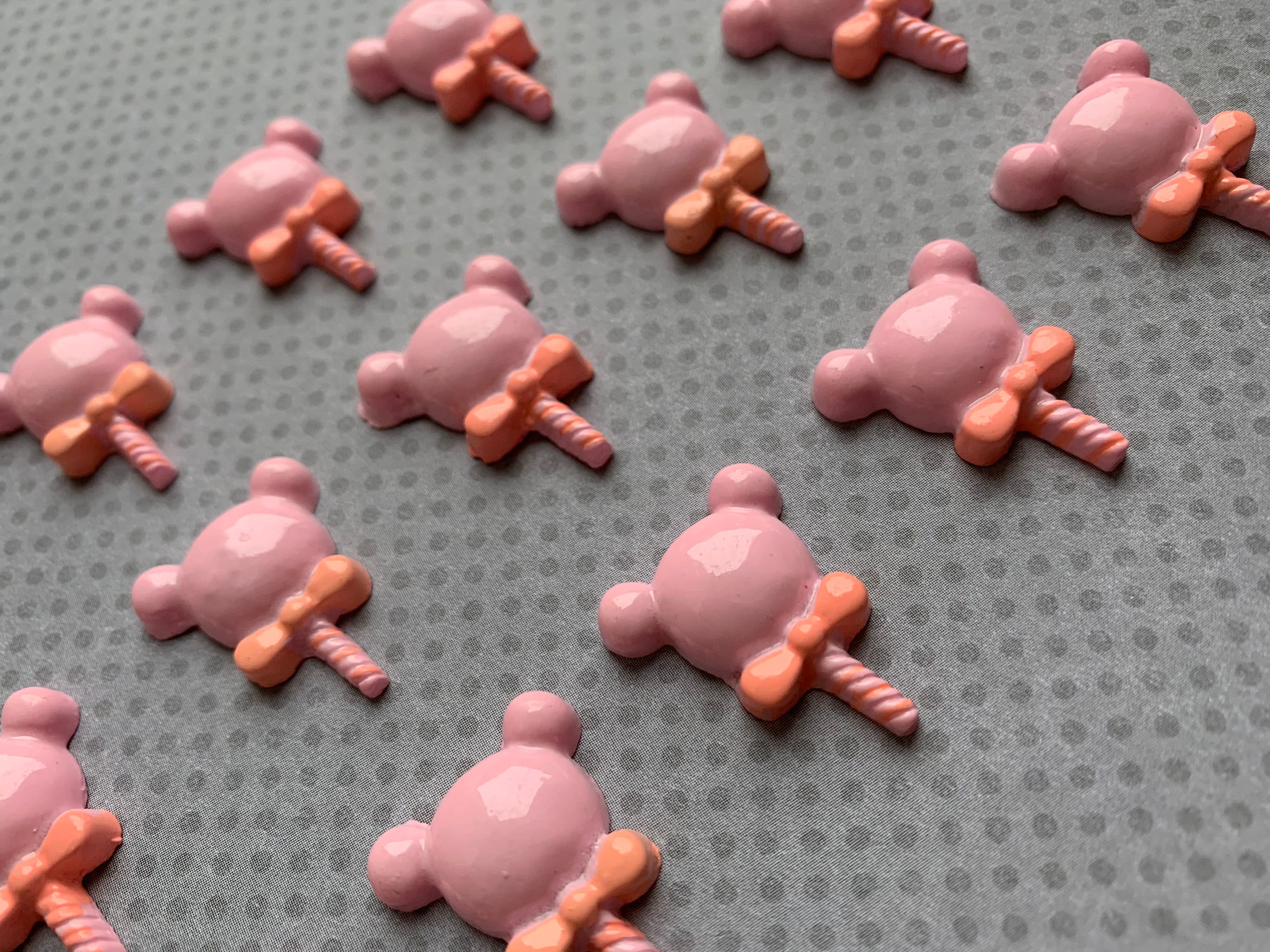 12pc. Mickey Mouse and Minnie Mouse Cotton Candy Lollipop | Etsy