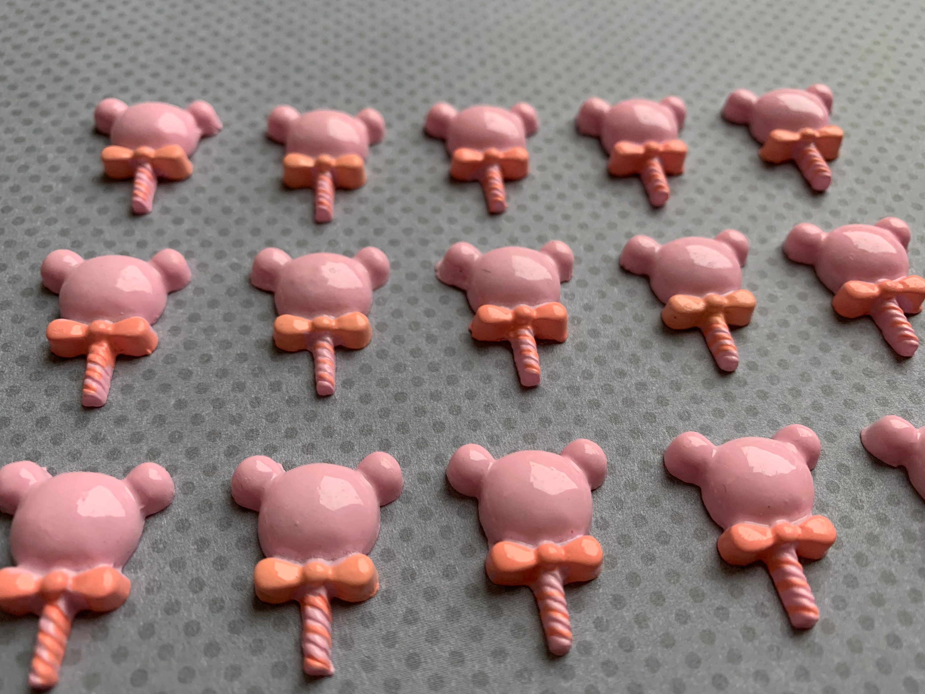 12pc. Mickey Mouse and Minnie Mouse Cotton Candy Lollipop | Etsy