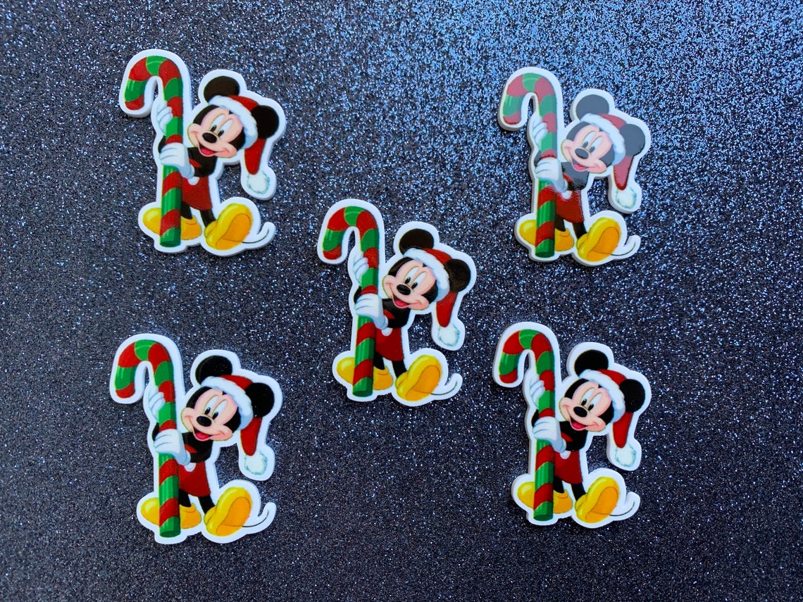 5pc. Mickey Mouse and Minnie Mouse Christmas Candy Cane | Etsy