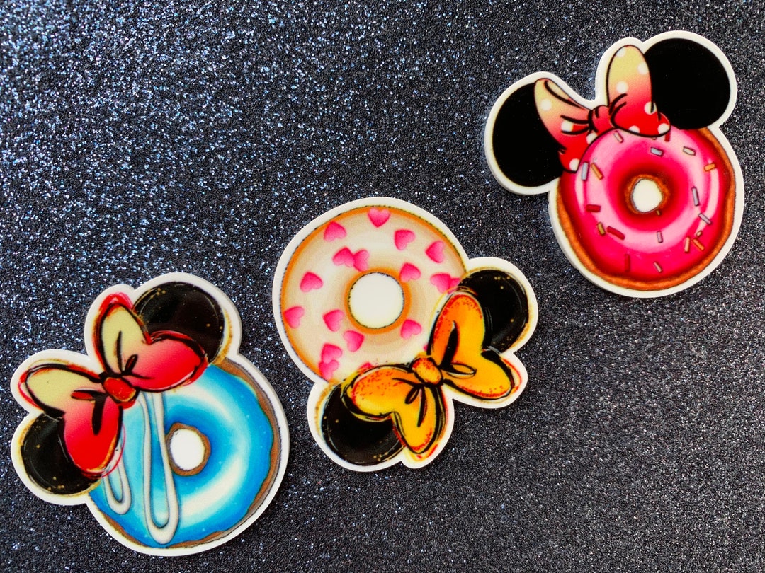 6pc. Mickey Mouse and Minnie Mouse Donut, Lollipop, Disneyland, Planar ...